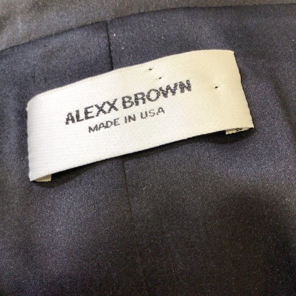 Alexx Brown | Jackets & Coats | Alexx Brown Black Silk Kimono Biker ...